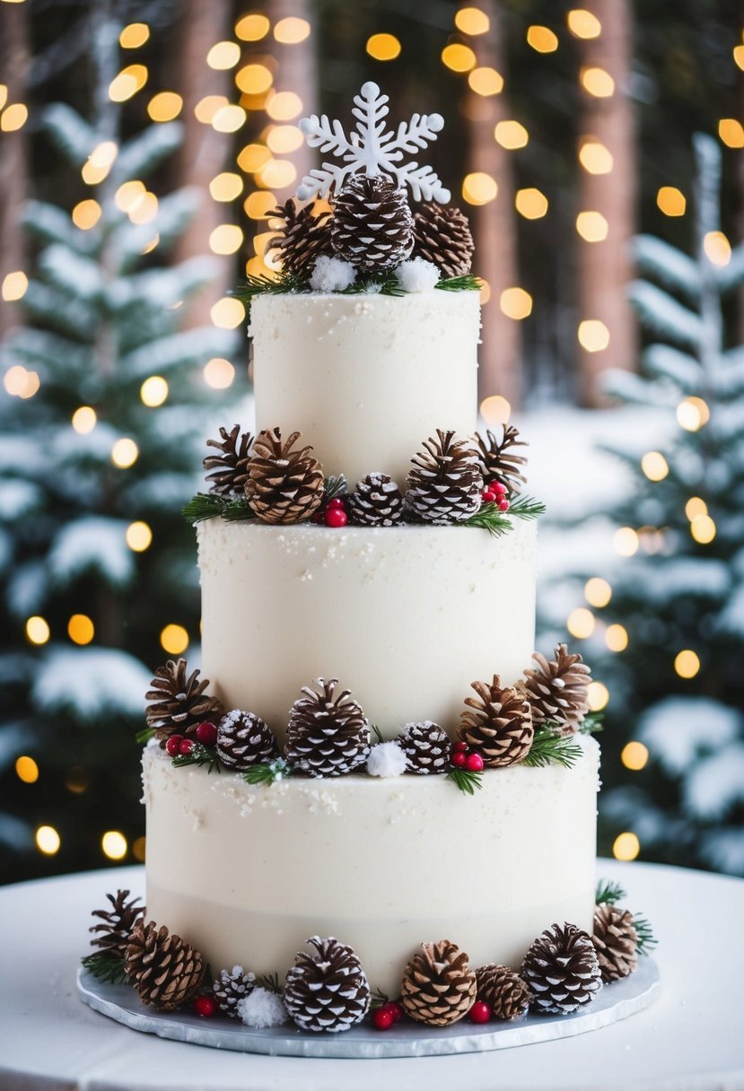 15 Epic Winter Wedding Cakes That Wow Guests! - Garwed